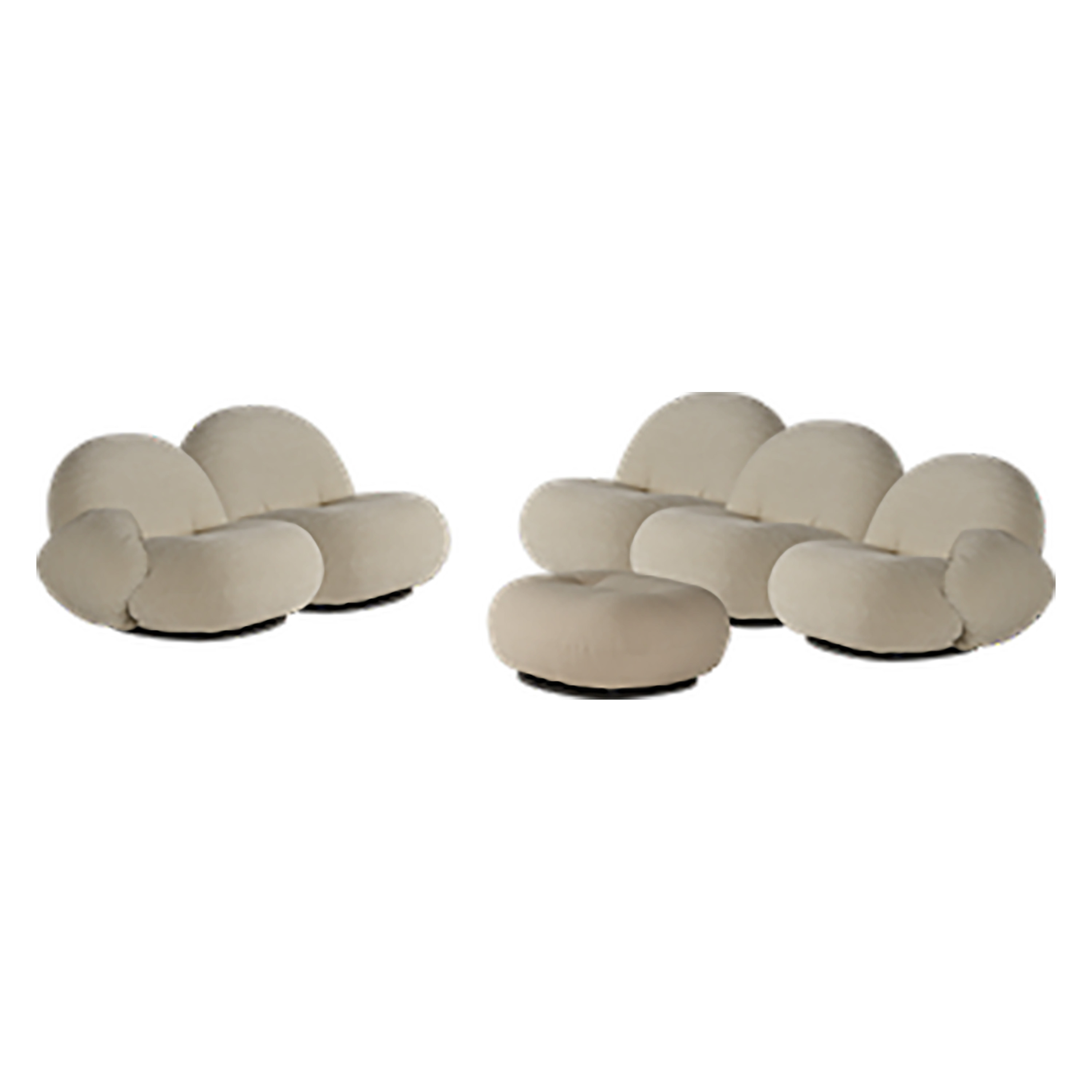 Pacha Sofa - 5 Module Set w. Armrest and Ottoman | Gubi | Rypen