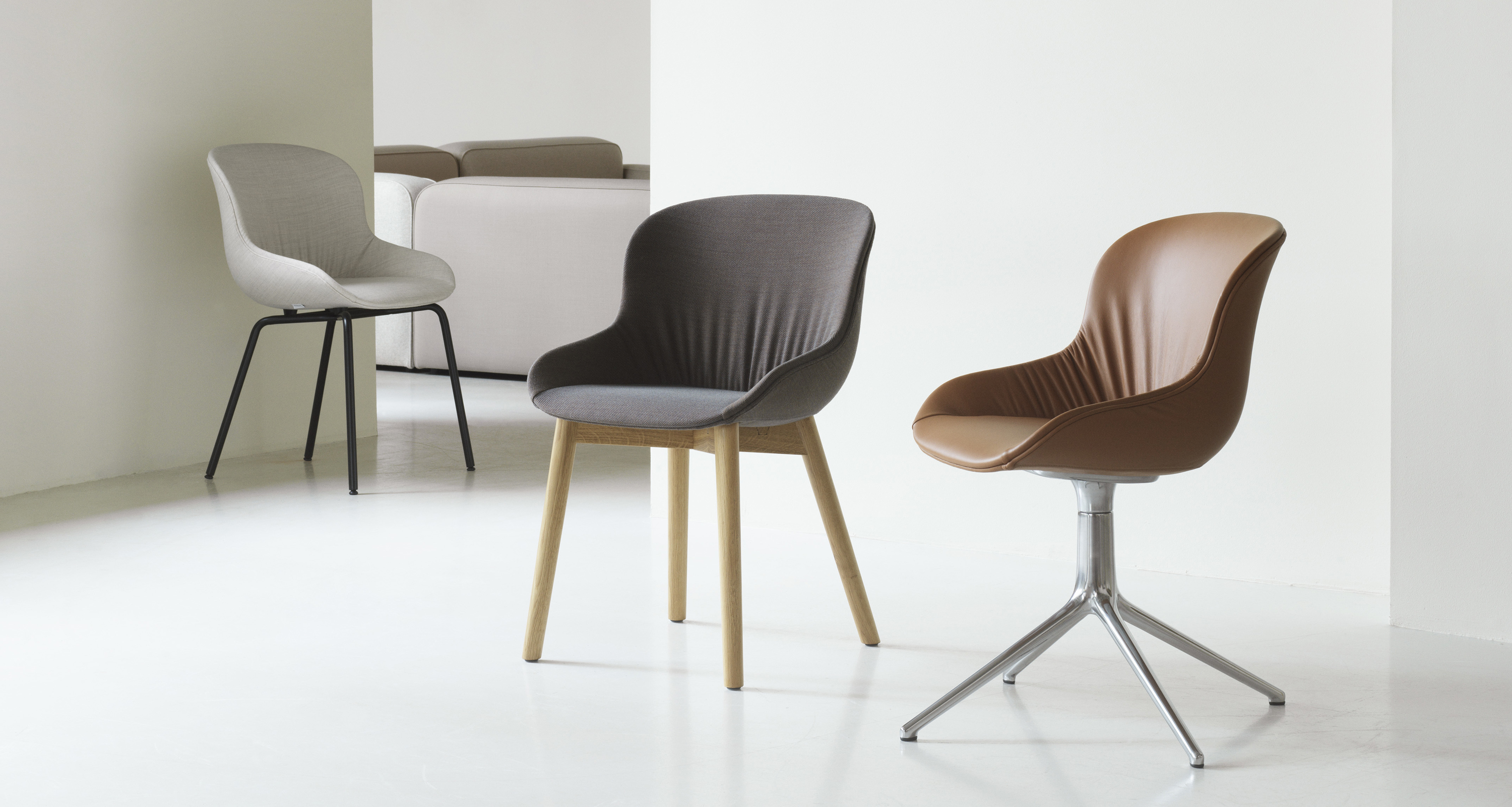 Hyg Comfort Fully Upholstered Steel Base Chair | Normann Copenhagen | Rypen