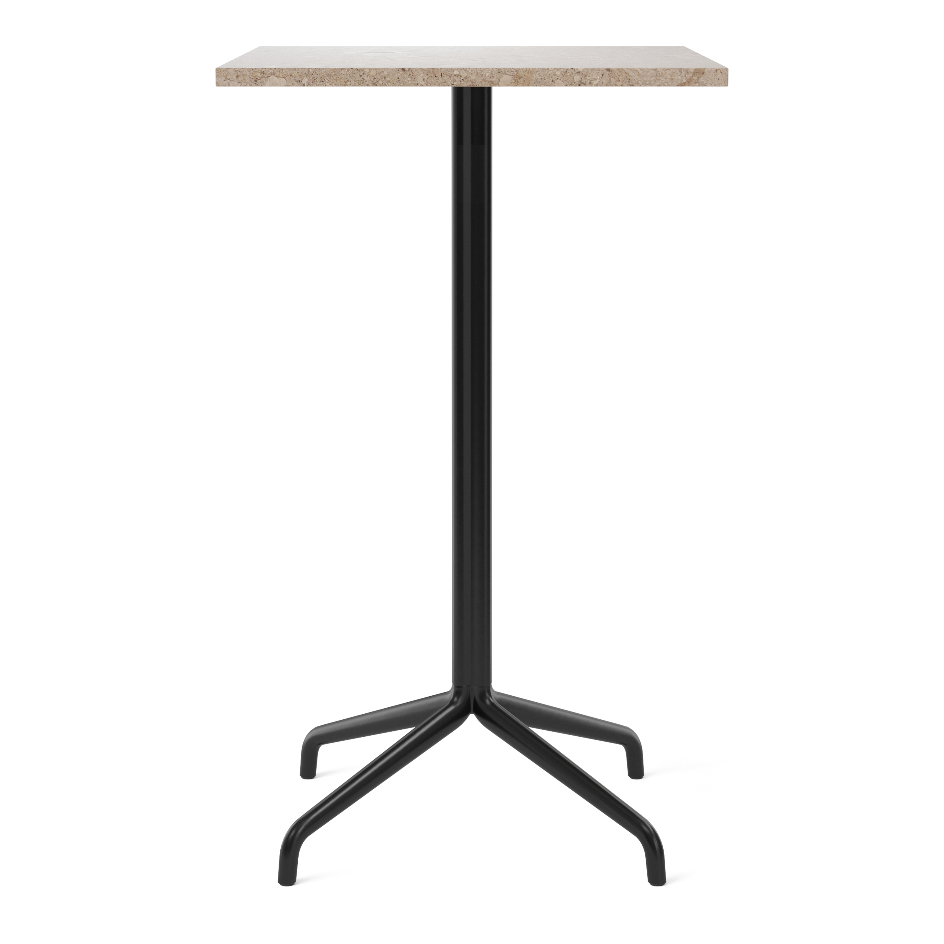 Harbour Column Table, Bar Height with Rectangular Table Top | Audo ...