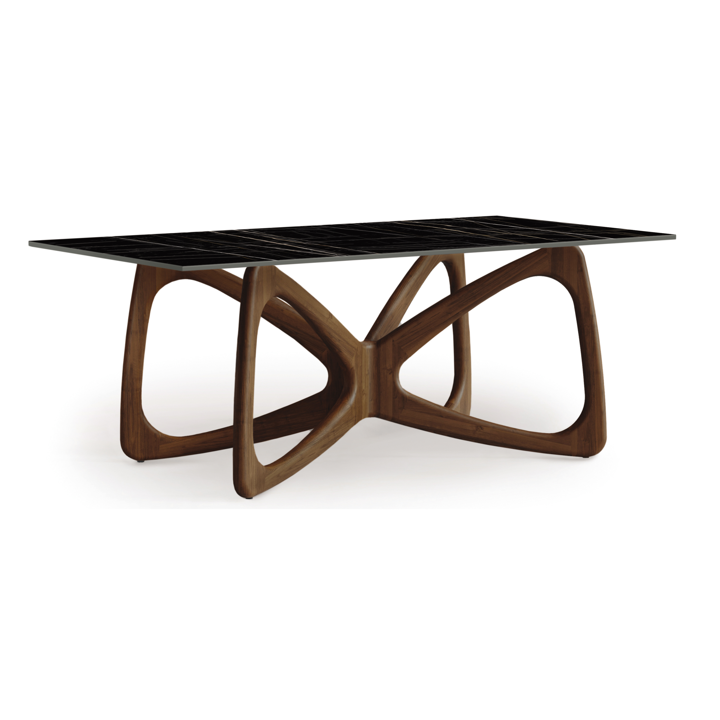 Butterfly Boat Shaped Sintered Stone Top Table | Copeland Furniture | Rypen
