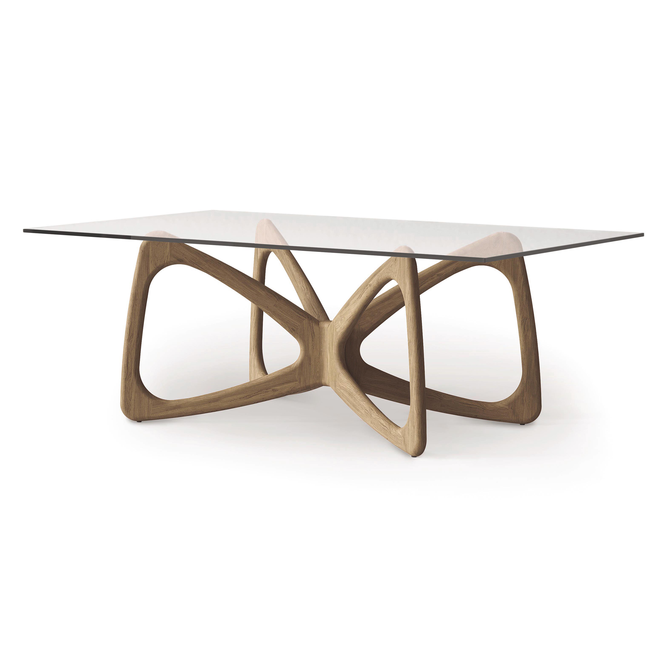 Butterfly Glass Top Table | Copeland Furniture | Rypen