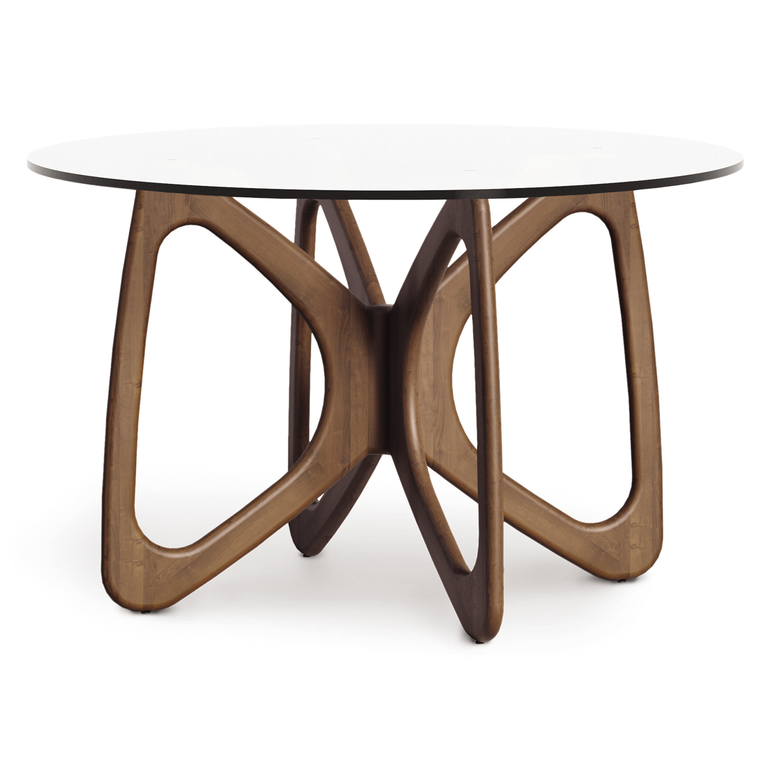 Butterfly Round Glass Top Table | Copeland Furniture | Rypen