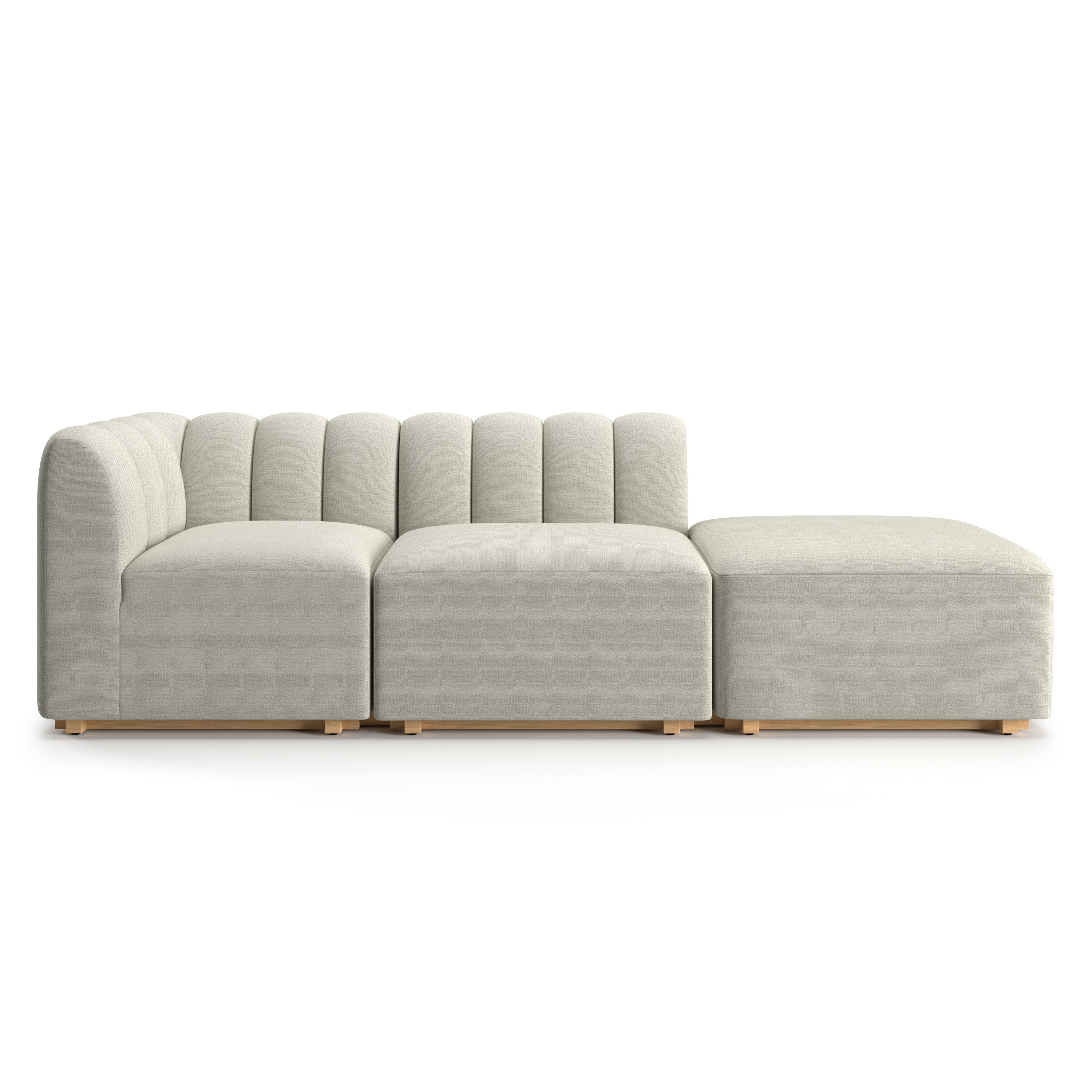 Blockhouse Tuft Modular Sofa - 3 Seat Open-End | Rypen Collections | Rypen