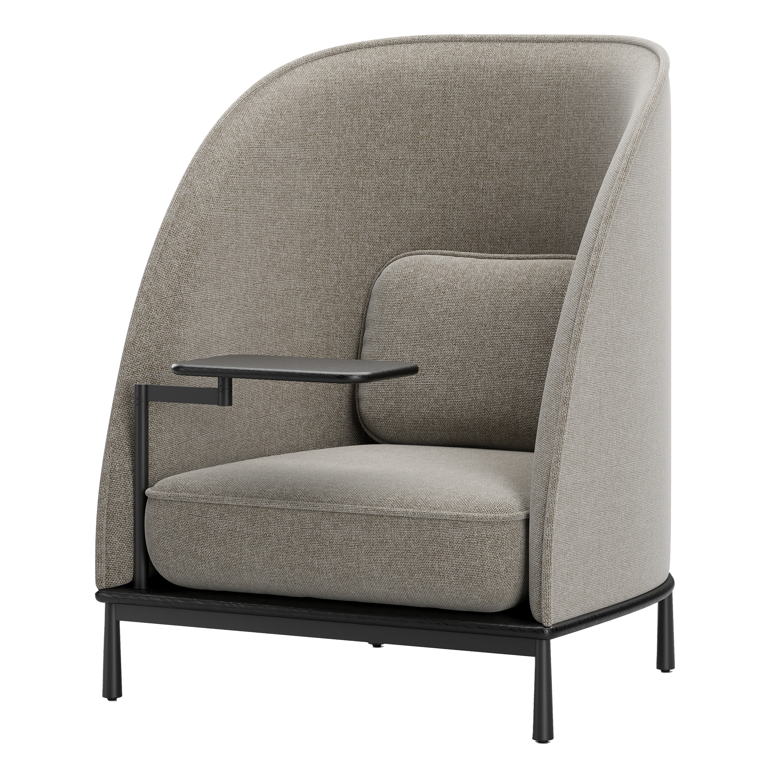 Arc High Back Lounge Chair w. Tablet | Stellar Works | Rypen